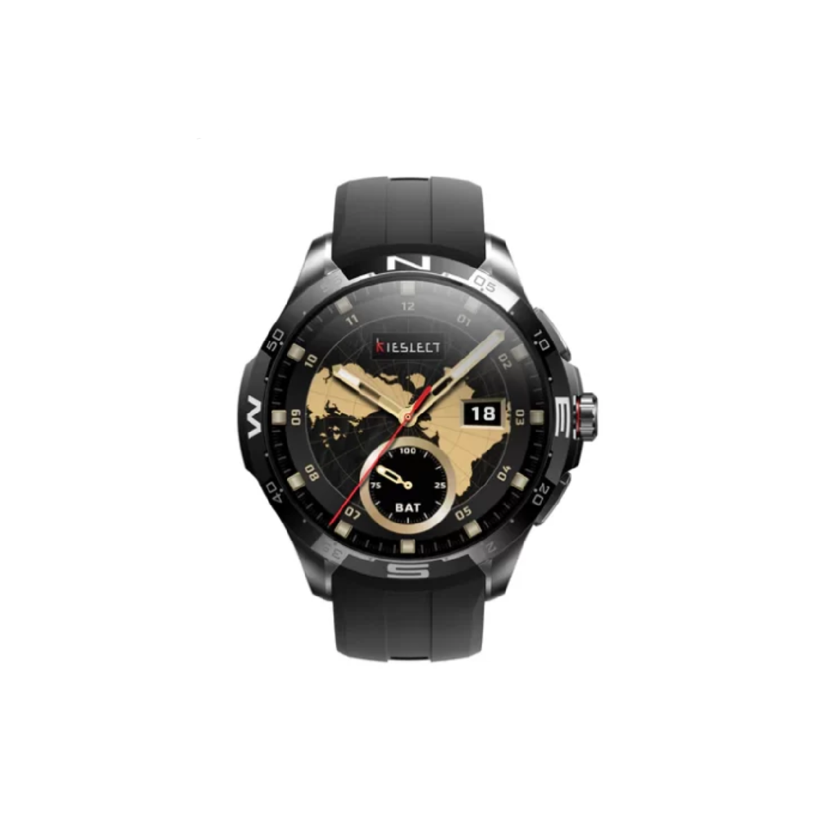 Kieslect Actor Ultra Smart Watch (Dual Strap) - Black
