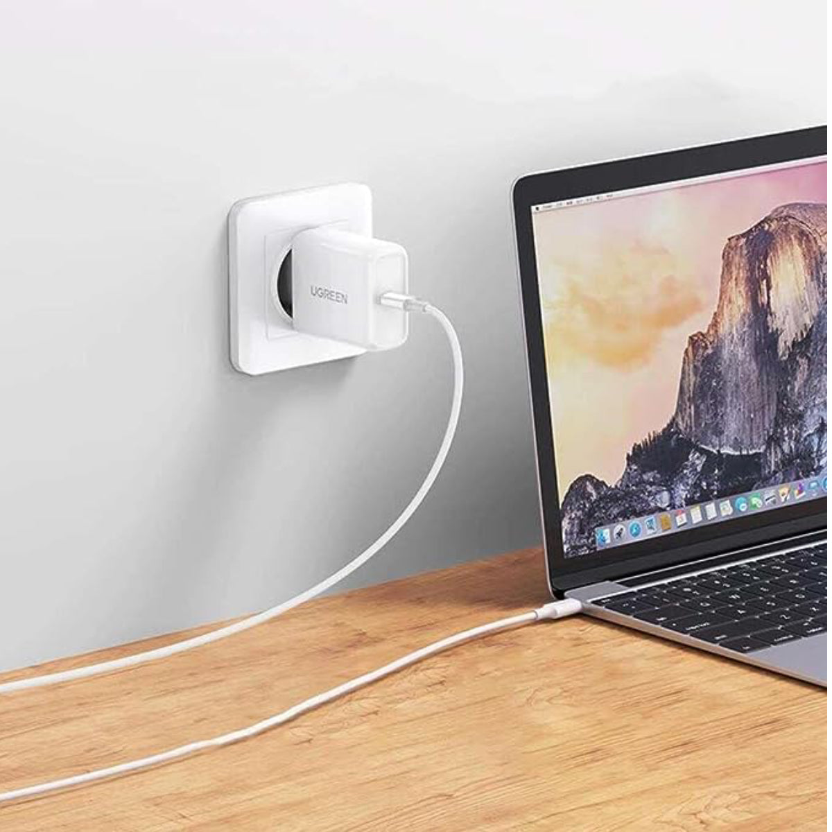 UGREEN Type C 2.0 Male To Type C 2.0 Male 5A Data Cable - White