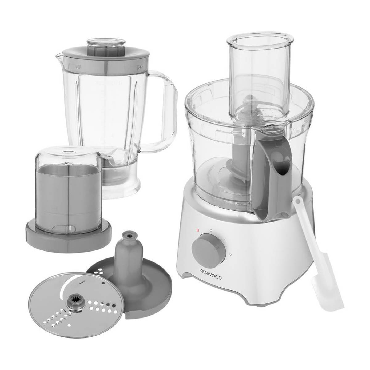 Kenwood MultiPro Compact Food Processor, FDP301SI, 800W - Silver
