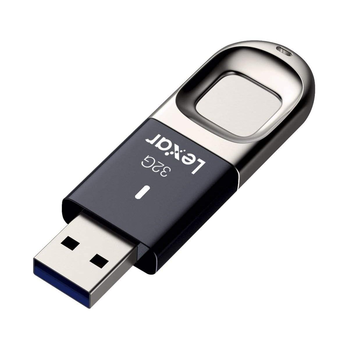 Lexar JumpDrive F35, USB Card Reader With Fingerprint, 32GB