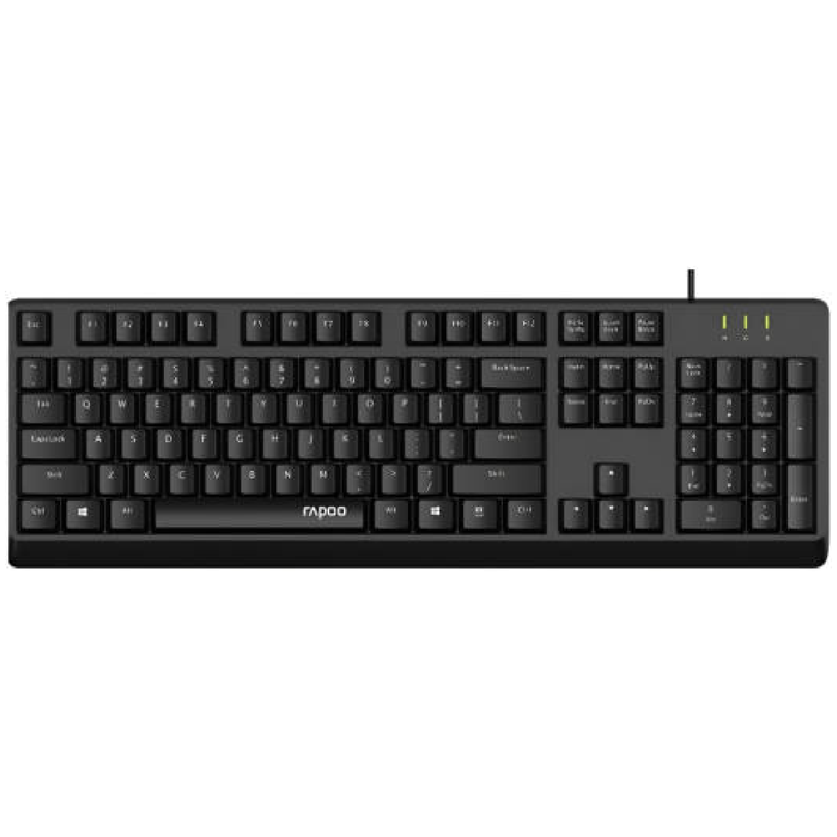 Rapoo NK1900 Wired Keyboard - Black